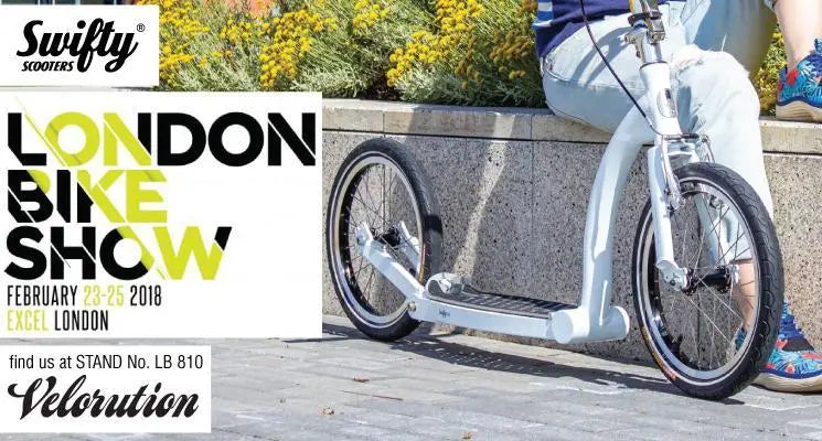 Swifty at the London Bike Show 2018 | Swifty Scooters